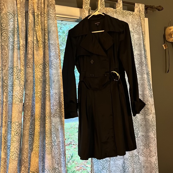 bebe | Jackets & Coats | Vintage Bebe Satin Pleated Duster | Poshmark